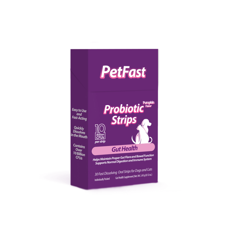PetFast Probiotic Strips Gut Health - Zoeuticals