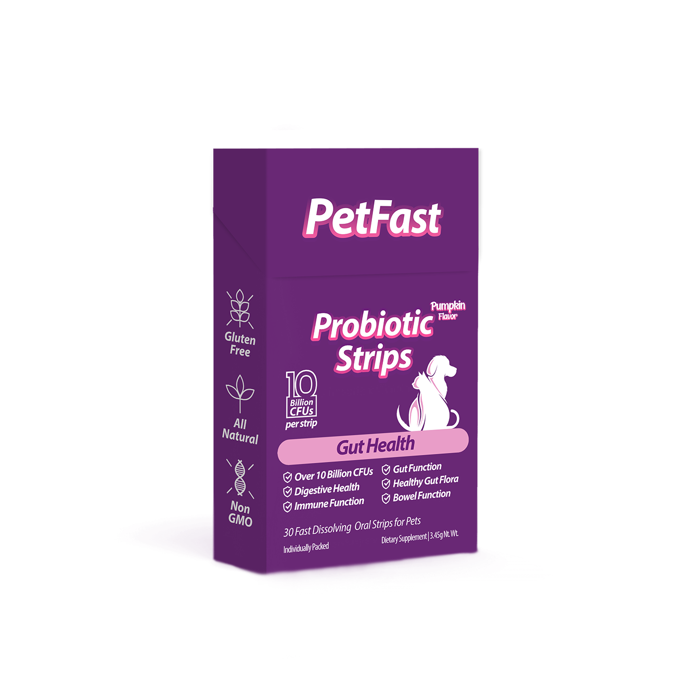 PetFast Probiotic Strips Gut Health - Zoeuticals